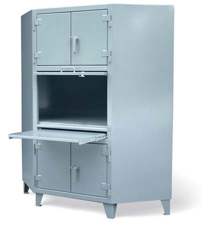 Industrial corner cabinet store