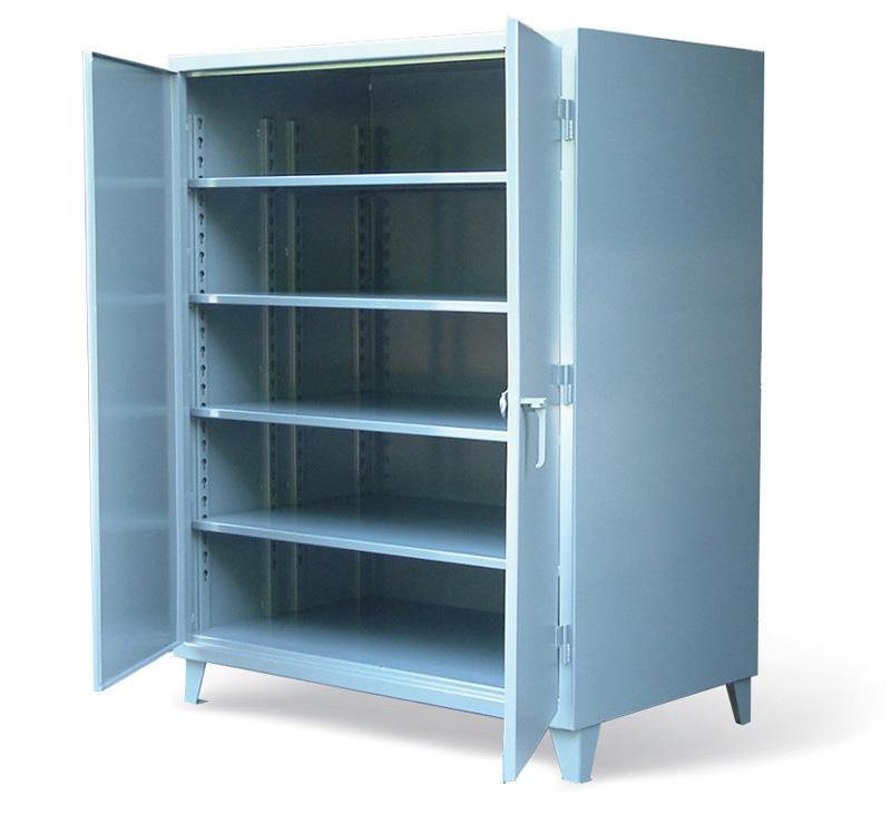 4 shelf Extra Deep Cabinet with 1650 lb shelf capacity, 60 x 36 x 72 in ...