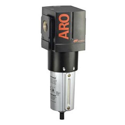 ARO 1 in. NPT 5 micron Air Filter, Automatic drain, Metal bowl with ...