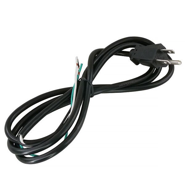 Antaira PWRCORD2-US | AC Power Cord NEMA 5-15P to ROJ 3-Wire Open End ...