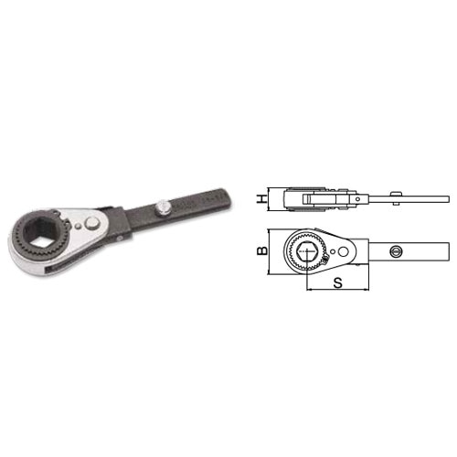 Atlas Copco 4027 5004 01 BWR 20 Hexagon Ratchet Fitting Wrench. BWR 20 ...