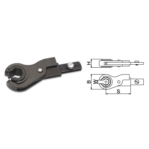 Atlas Copco 4027 5004 53 BWR 20 Open Hexagon Ratchet Fitting Wrench ...