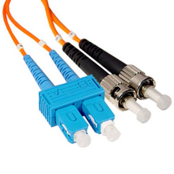 Antaira CBF-SC01ST-MD | SC To ST 1 Meter Multi-Mode Duplex Cable | Flexible Assembly Systems