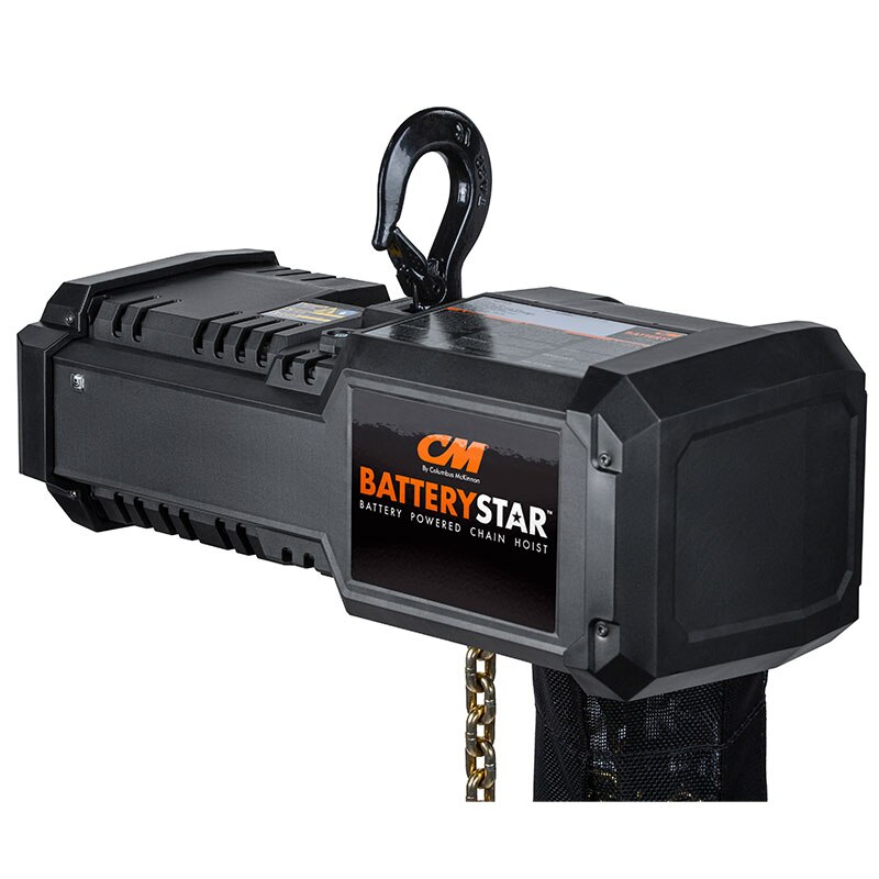 CM BCC1008S202US | Battery Chain Hoist, 1 ton capacity, 20 ft, 8 fpm ...