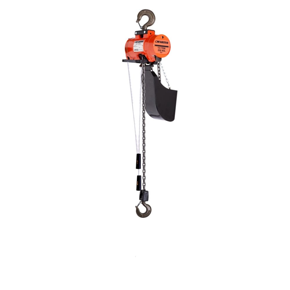 CM Airstar Air Chain Hoist, 3/4 Ton, 10' Lift, 29 FPM Max, Spark ...