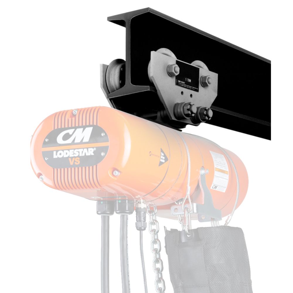 CM Series 635 Trolley for CM Lodestar, 2 Ton, Plain/Push, For Lodestar ...