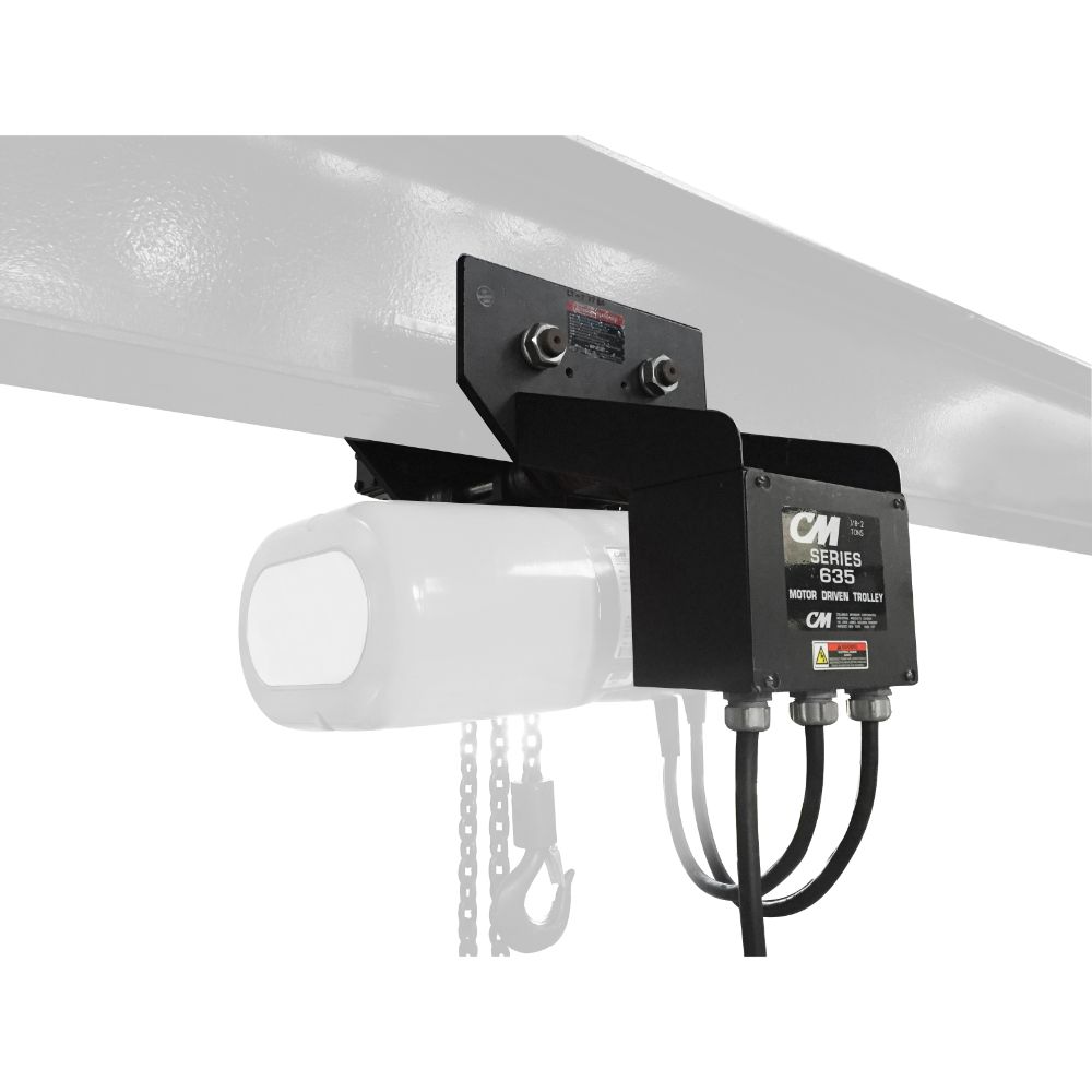 CM Series 635 Trolley for CM Lodestar, 1/8 to 2 Ton, Motorized, For ...