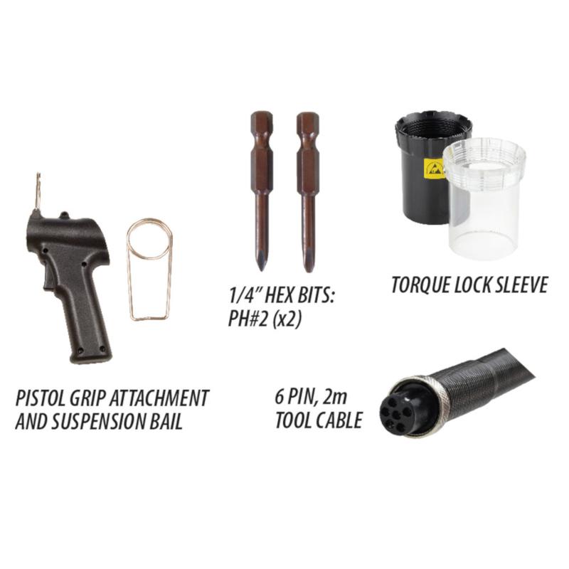 Delta Regis Inline Electric Screwdriver, 40V, 0.98 - 2.94 Nm, 1000 / ...