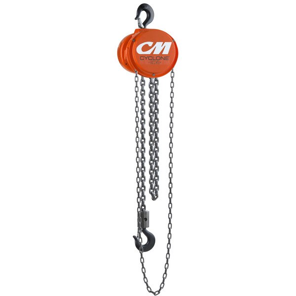 CM 4645 | Cyclone Hand Chain Hoist, 1-1/2T, Less Chain | Flexible ...