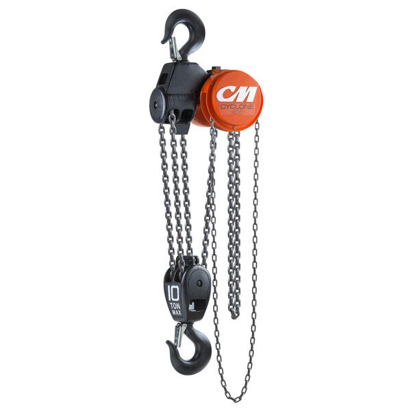 CM 4632 | Cyclone Hand Chain Hoist, 10T, 10' Lift | Flexible Assembly ...