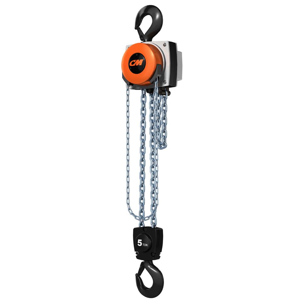 CM 5640A | Hurricane 360 Hand Chain Hoist, 5T, 15' Lift | Flexible ...