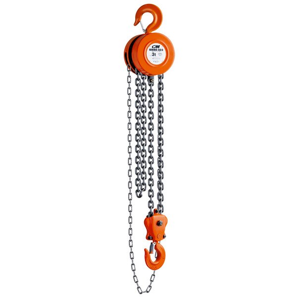CM 2259A | Series 622 Hand Chain Hoist, 3T, 10' Lift | Flexible ...