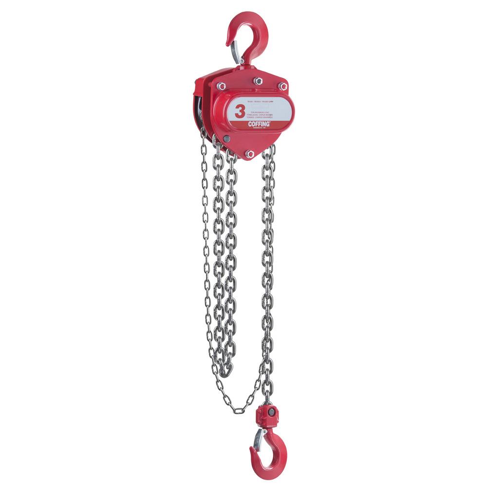 Coffing 08926WC | LHH Hand Chain Hoist, 3T, 15' Lift | Flexible ...