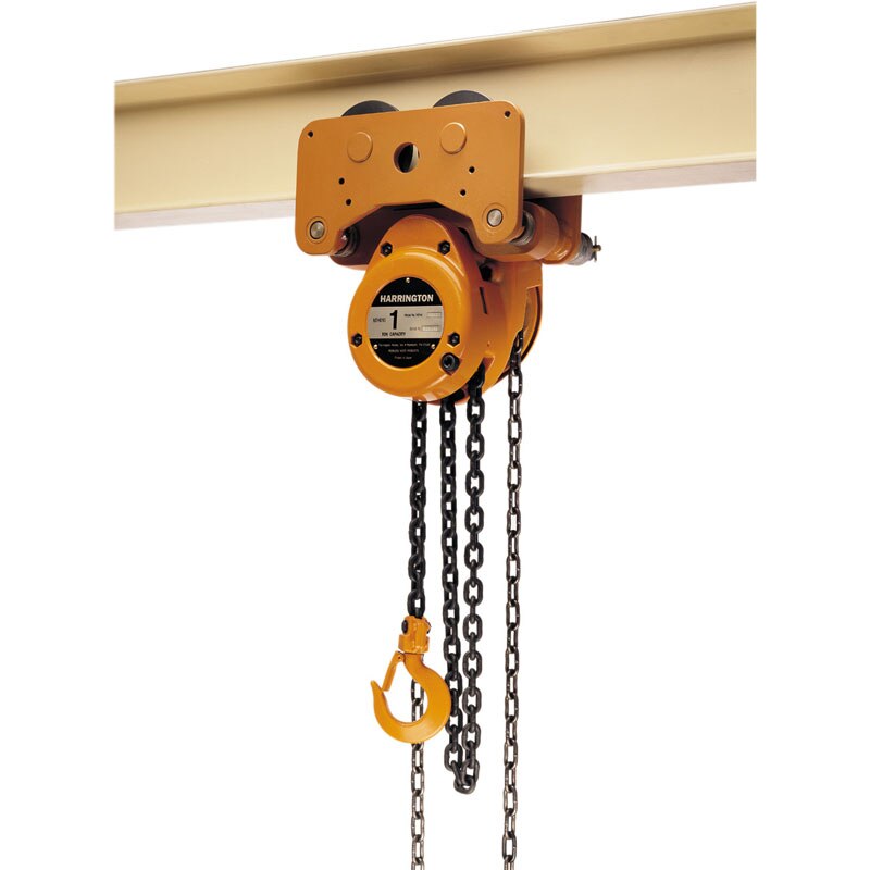 Harrington NTH050 Push Navy Trolley Hoist, 5 ton capacity - Flexible ...