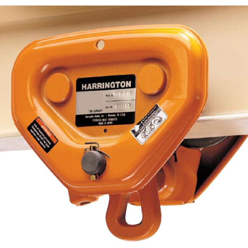 Harrington PT100 PT Series Push Trolley 10 ton capacity - Flexible ...