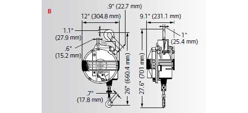 Ingersoll Rand Spring Balancer - BSD-20