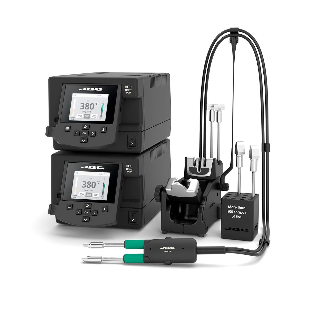 JBC HDE-1KE | Heavy Duty Rework Tweezer Station, 120V | Flexible ...