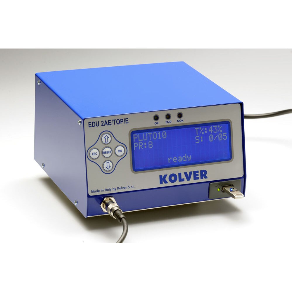 Kolver EDU2AE/TOP/MITO programmable, multi-torque, parts counting, 15/I/O - Flexible Assembly ...