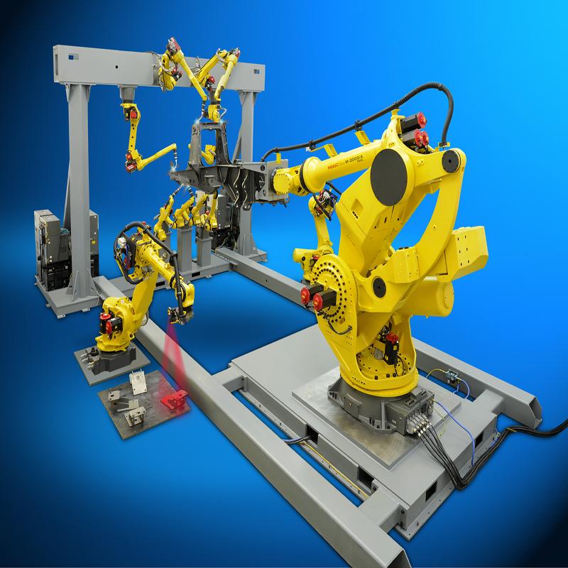 FANUC Robotics Pro M-2000iA/900L Foundry Pro R-30Ib B-Cabinet ...