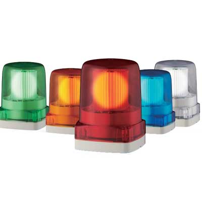 Patlite LFK-12S-Y 100mm LED Beacon | Flexible Assembly Stystems