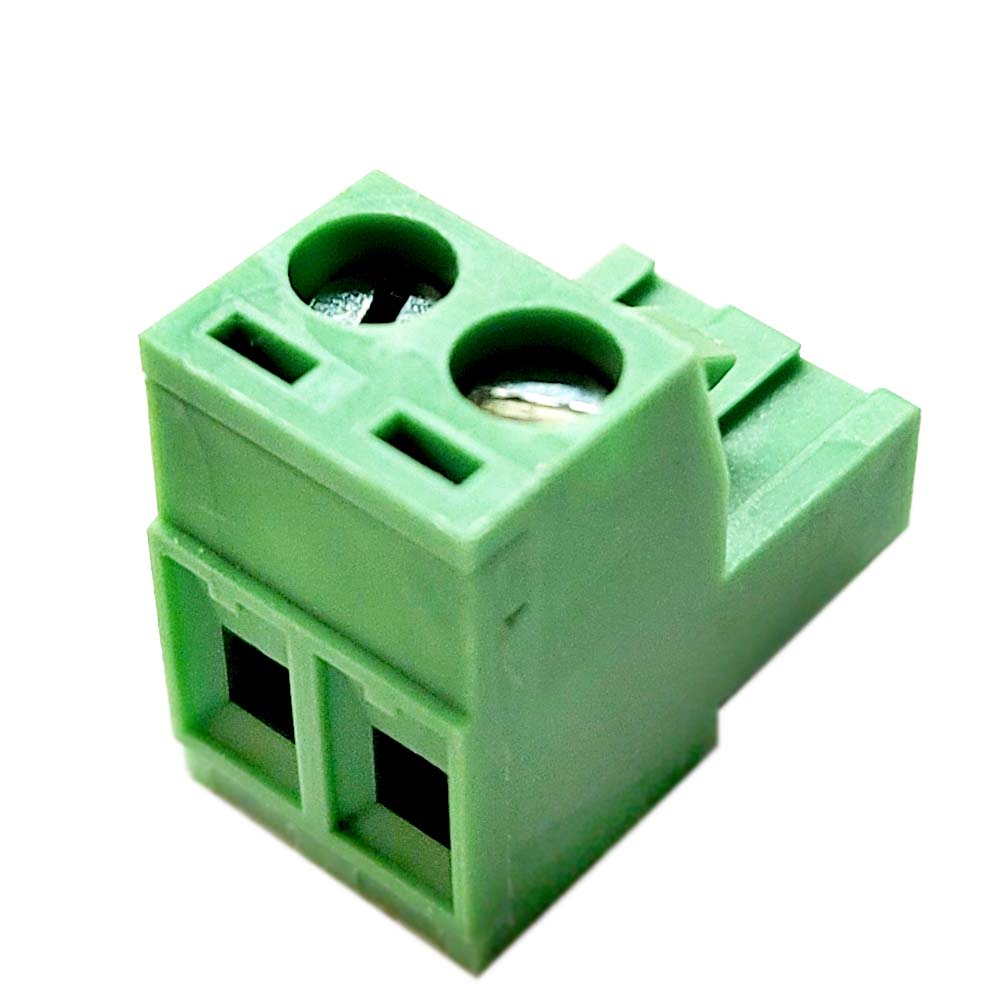 Antaira TB-2P-Male | 2-Pin Green Terminal Block | Flexible Assembly Systems