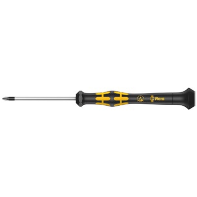 Wera #1 x 80mm Pozidriv ESD Micro Screwdriver - 05030116001 | Flexible ...