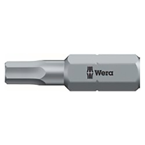 Wera 2.5mm x 25mm Hex-Plus Insert Bit, 840/1 Z bit - 5056310001