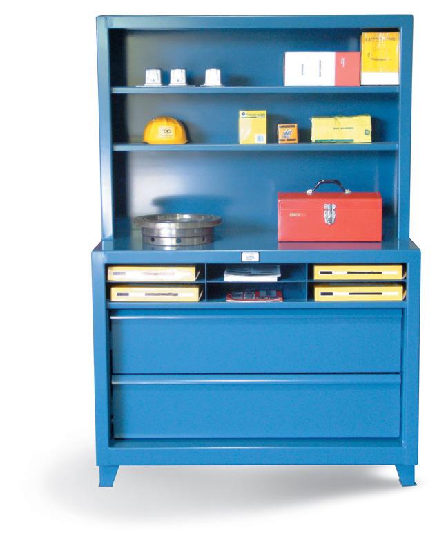 2 drawer Shelving Unit, 400 lb capacity, 49 x 26 x 68 in. - 4.15-CSU ...