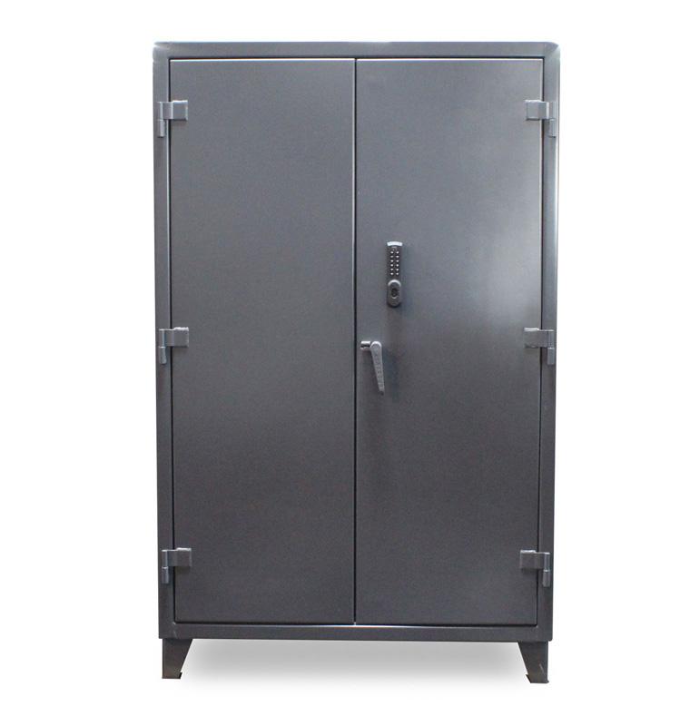 Cabinet with card reader, 1650 lb shelf capacity, 60 x 24 x 72 in. - FM ...