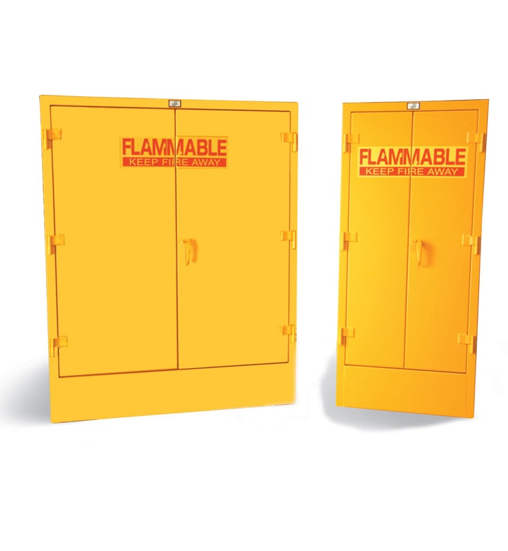 Single Drum Flammable Liquid Storage Cabinet, 55 gallon capacity, 32 x ...
