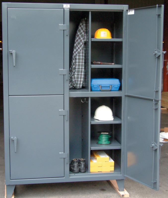 2 shelf 20 drawer 10 door Locker, 122 x 24 x 72 in. - 106-24-2TPL ...