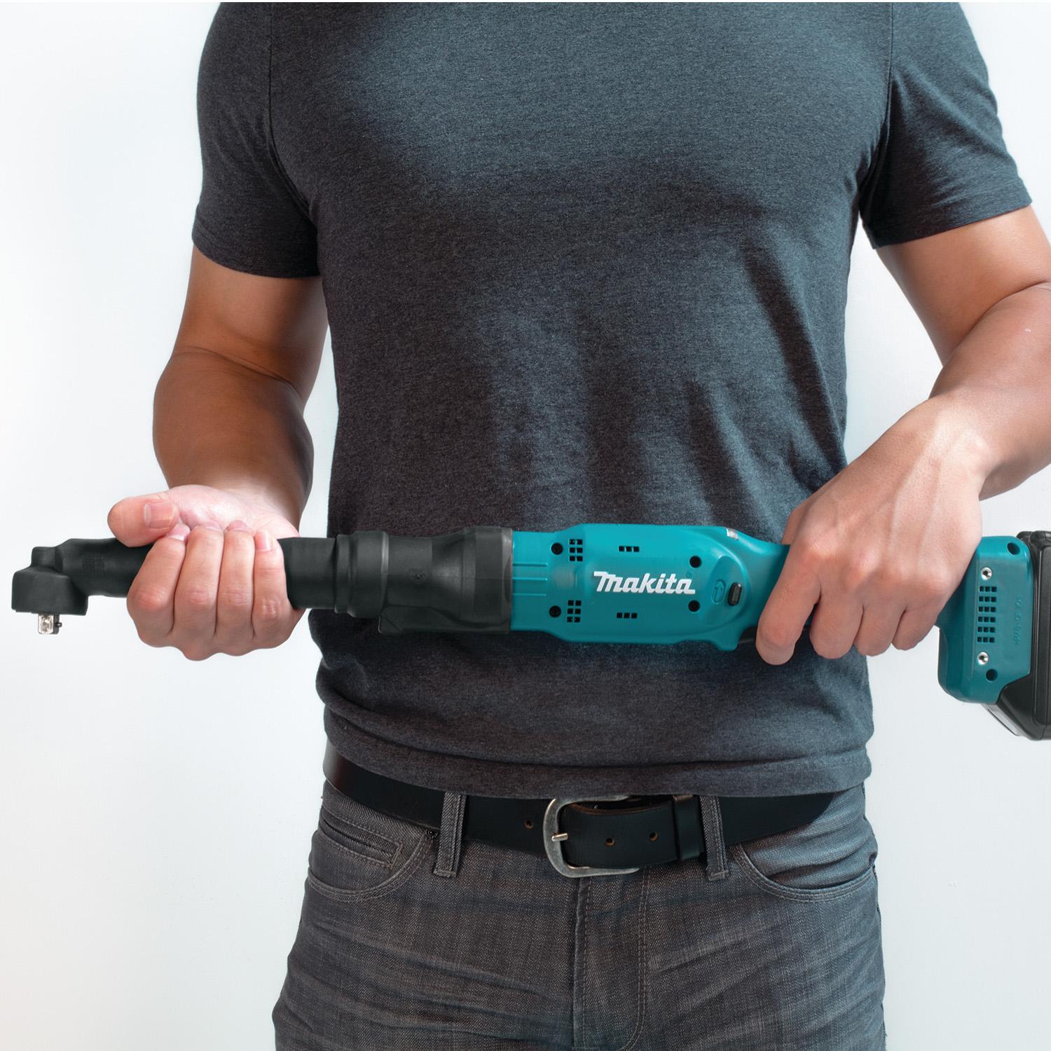 Makita 3/8 in. Square 575 in lb 14.4V Brushless Angle Nutrunner, 200 ...