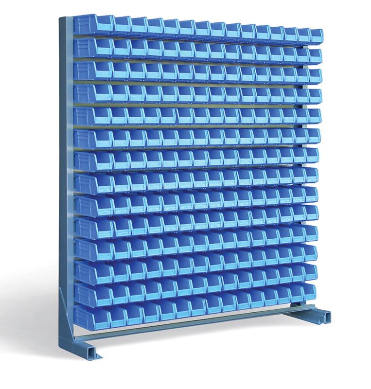 Single-Sided Bin Rack, 210 bins, 70 x 14 x 61 in. - 5.105.1-BR-210-1S ...