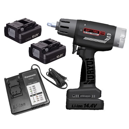 URYU BP-T40D-RF8-KIT | Cordless Pulse Tool Kit, 10.8V, 8 Nm, 1/4'' hex | Flexible Assembly Systems